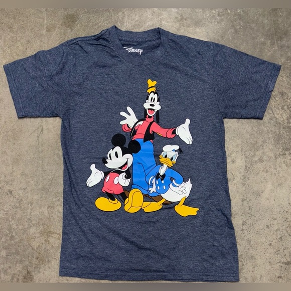 Disney | Shirts | Disney Big Three Trio Mickey Mouse Donald Duck Goofy ...